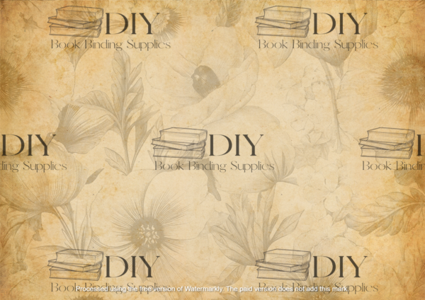 Blooms In Grey – Journal Paper | Diy Book Binding Supplies