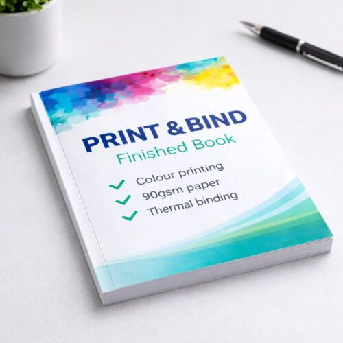 Print, Bind And Cut – Finished Book | Diy Book Binding Supplies